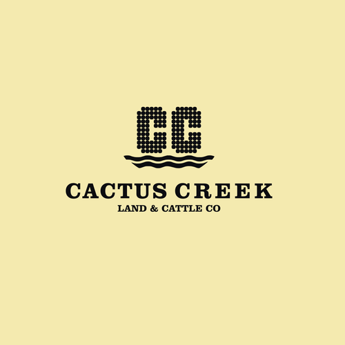 Ranch Real Estate Logo - "Cactus Creek Land & Cattle Co." | Logo design ...
