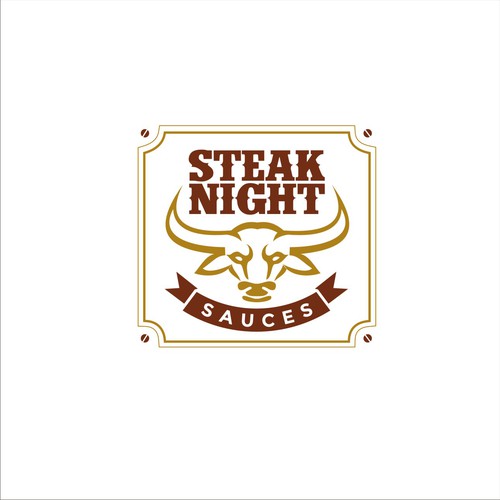 Design a food packaging logo for Steak Night Sauces | Logo design contest