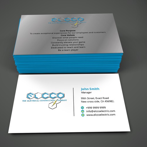Company Core Values Card V.2 | Business card contest