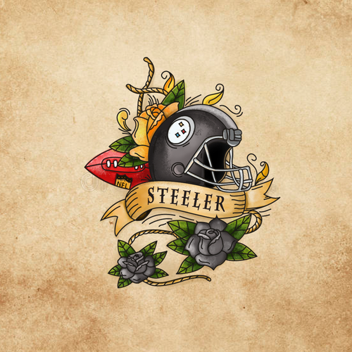 American Traditional Style Steelers Logo | Illustration or graphics contest