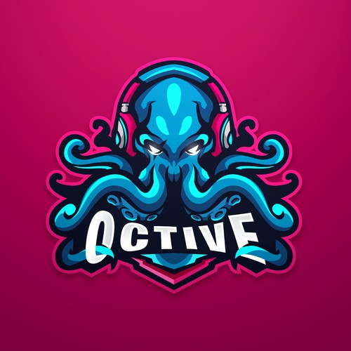 Designs | Octive - Octopus Mascot Logo | Logo design contest