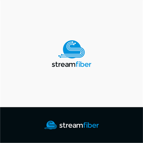 Designs | Stream Fiber Logo | Logo design contest