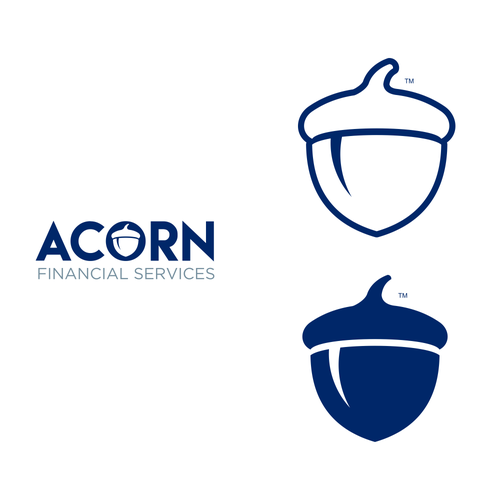 Designs | Final Criteria: Acorn in "O", Blue top line, grey bottom line ...