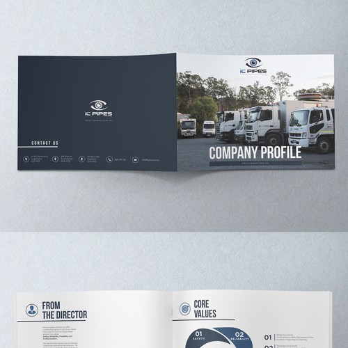 Create Capability Statement Brochure for IC Pipes Pty Ltd | Brochure ...