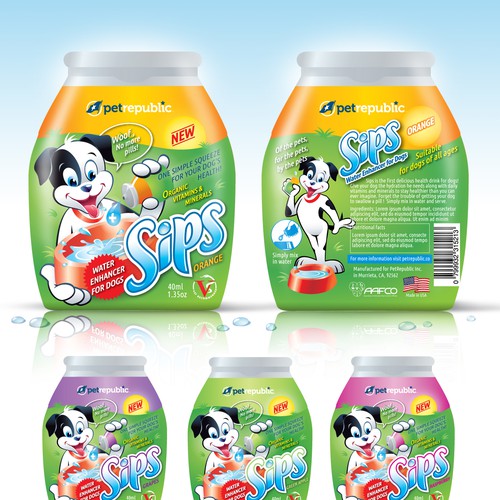 Have a drink with your dog! The first ever vitamin water enhancer for ...