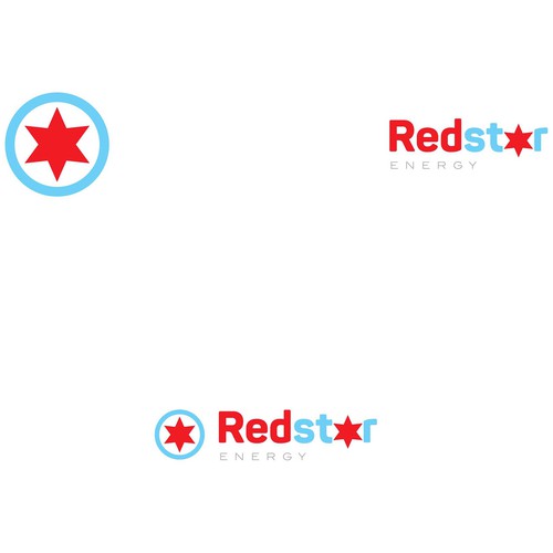 Create a exciting multi 6 point red star logo for an up and coming ...