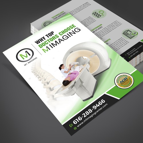 Create a flyer for a cutting edge diagnostic imaging center | Postcard ...