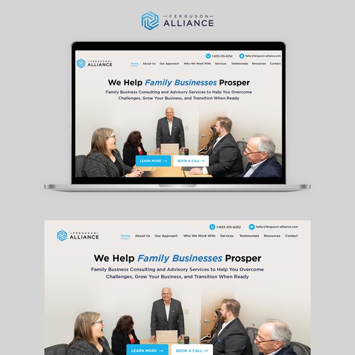 Designs | Redesign a website for a growing family business advisory ...