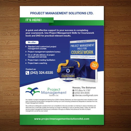 Create a flyer for Project Management Solutions Ltd | Postcard, flyer ...