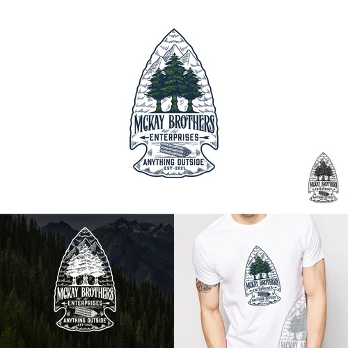 Designs | Design a rustic logo involving Native American arrowhead for ...