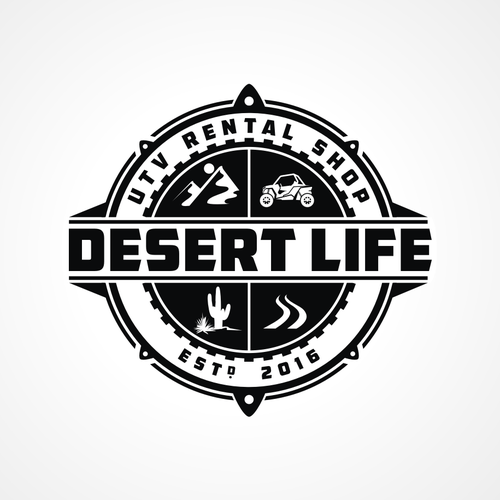 Design a masculine logo for a UTV rental shop | Logo design contest