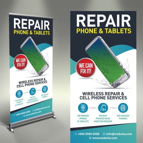 Designs | Phone Repair Poster | Poster contest