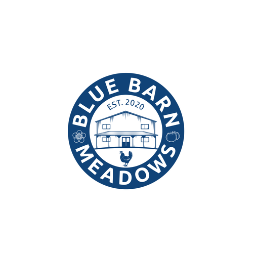 Designs | Design a big blue logo for our big blue barn farm | Logo ...