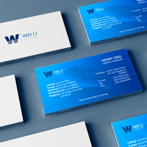 Businesscard design for an Industrial Equipment Supplier | Business ...