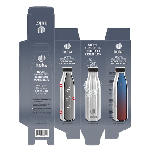 Impressive design for Stainless Steel Vakuum Flask | Product packaging ...