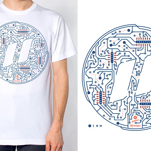Design cool T-shirt for a Digital festival! | T-shirt contest