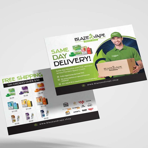 Designs | Vape & THC Direct Mailer | Postcard, flyer or print contest
