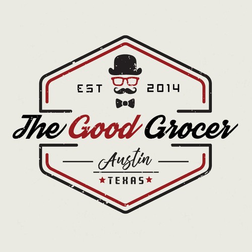 Design a hipster/vintage logo for The Good Grocer | Logo design contest