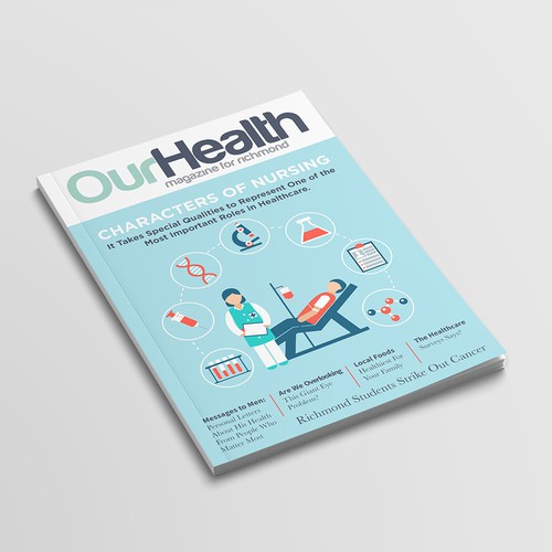 Blend Health and Education in a stunning magazine cover | Magazine ...