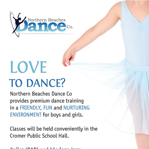 New Dance studio Requires attractive flyer | Banner ad contest