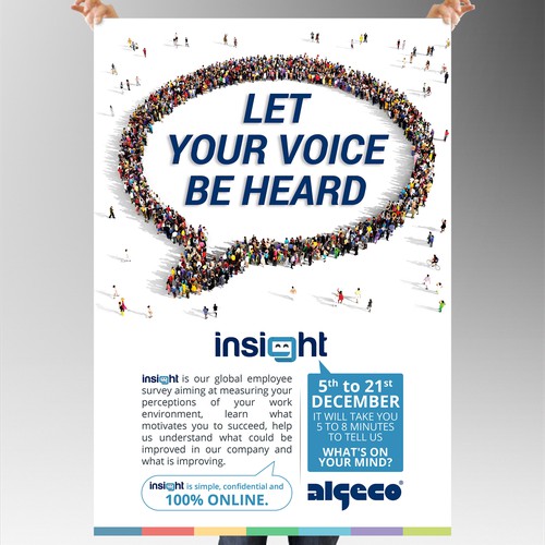 Create a poster for Insight, our internal employee survey | Poster contest