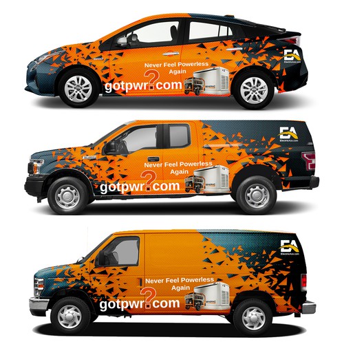 Designs | Create a new POWERFUL wrap design for generator company ...