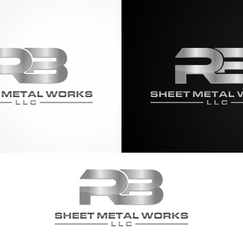 Create a sheet metal logo with company name. RB Sheet Metal Works, LLC ...