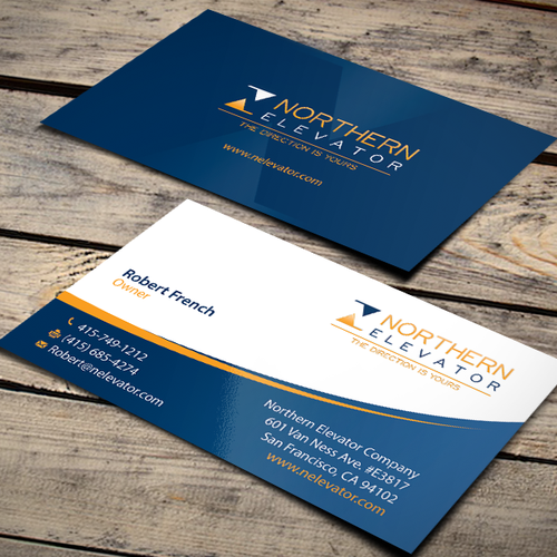 Northern Elevator Business Card Custom Design | Business card contest