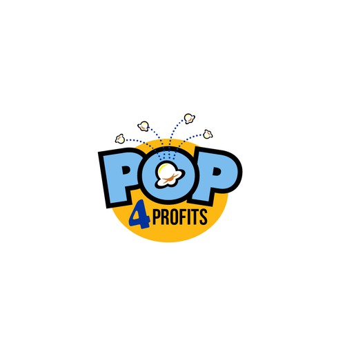 Designs | "Pop4Profits" Logo Design - Clusters Popcorn Fundraising ...