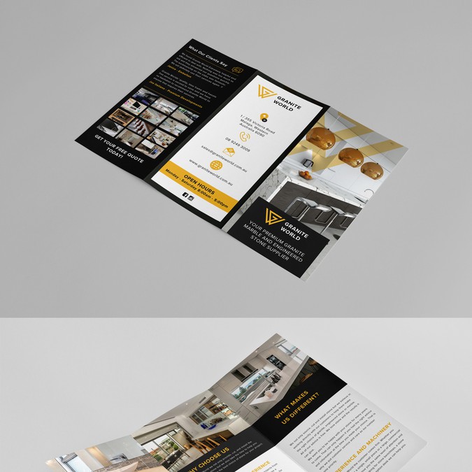 Captivating brochures for Granite World | Brochure contest
