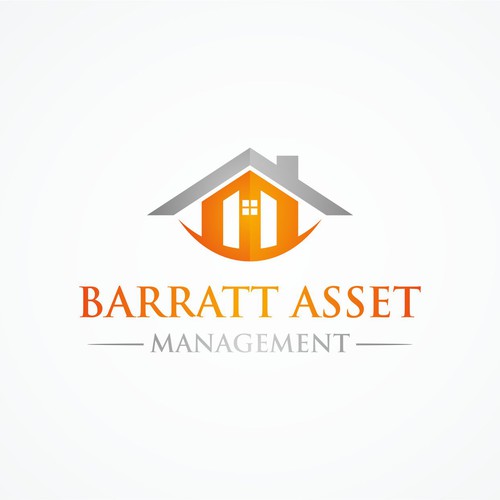 Create a sleek property management logo for Barratt Asset Management ...