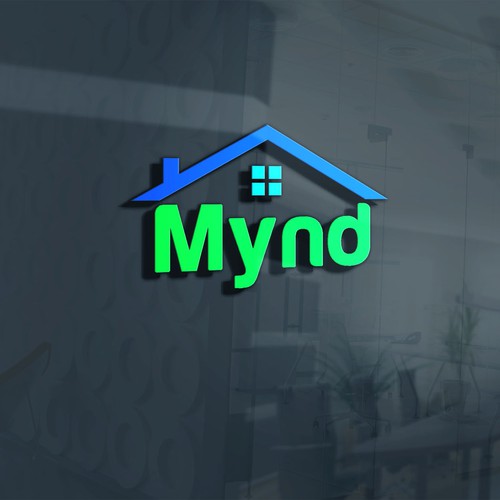 Simple, clean, efficient logo for Mynd, a new take on Property ...