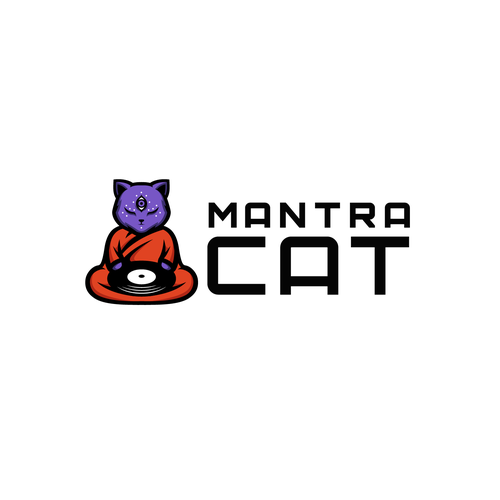 Designs | Mantra Cat // Music for Streamers | Logo design contest