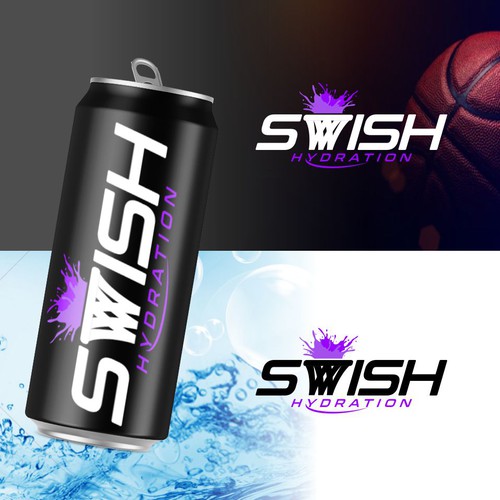 Designs | Swish - A New Sports Drink! | Logo design contest