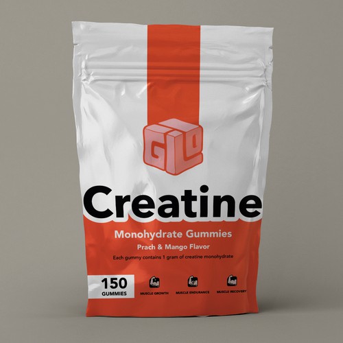 Designs | Bag Design for Creatine Monohydrate Gummy brand | Product ...
