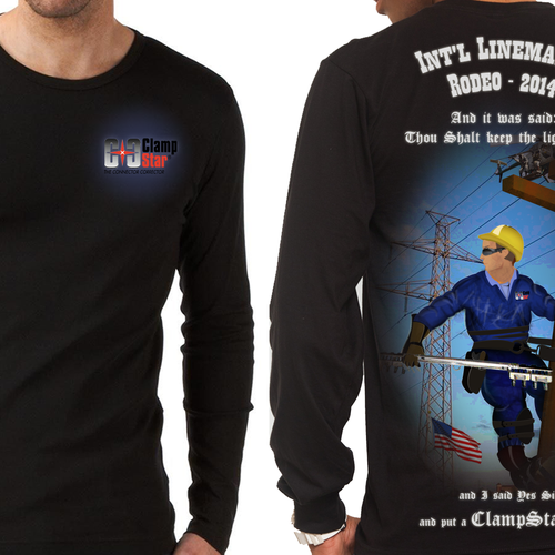 A T-Shirt for the International Lineman's Rodeo | T-shirt contest