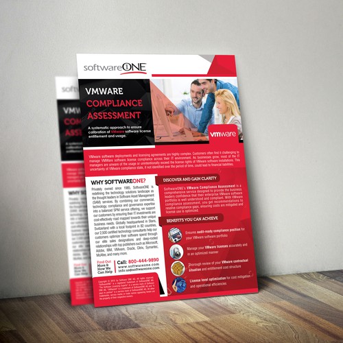 VMware complaince assessment corporate sales flyer | Postcard, flyer or ...
