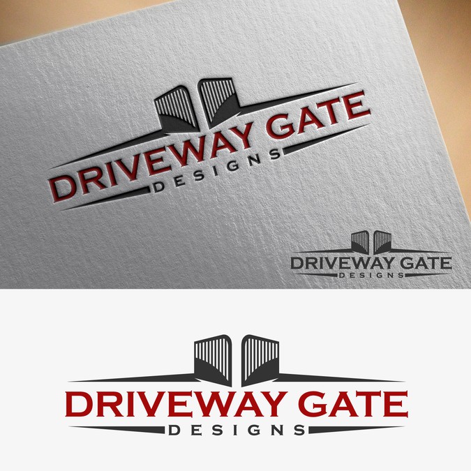 metal driveway gates | Logo design contest