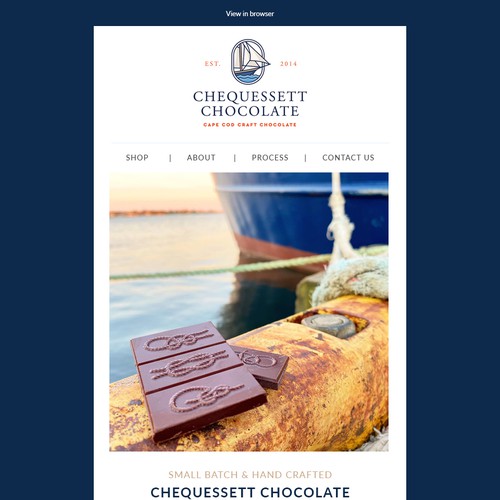 Designs | Design a nautical email template for a craft chocolate ...