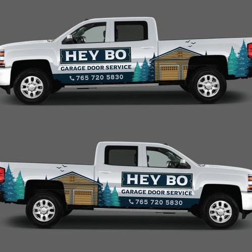 Designs | Garage Door Vehicle Wrap | Car, truck or van wrap contest
