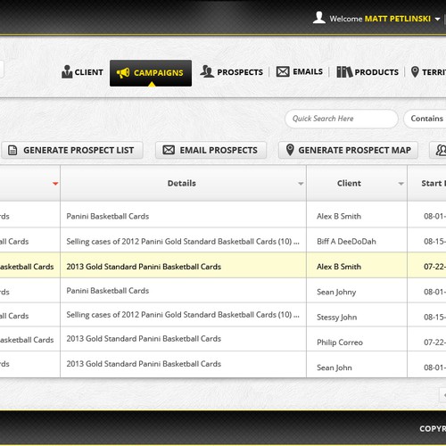 Prospect Zoom User Interface Design | Other web or app design contest