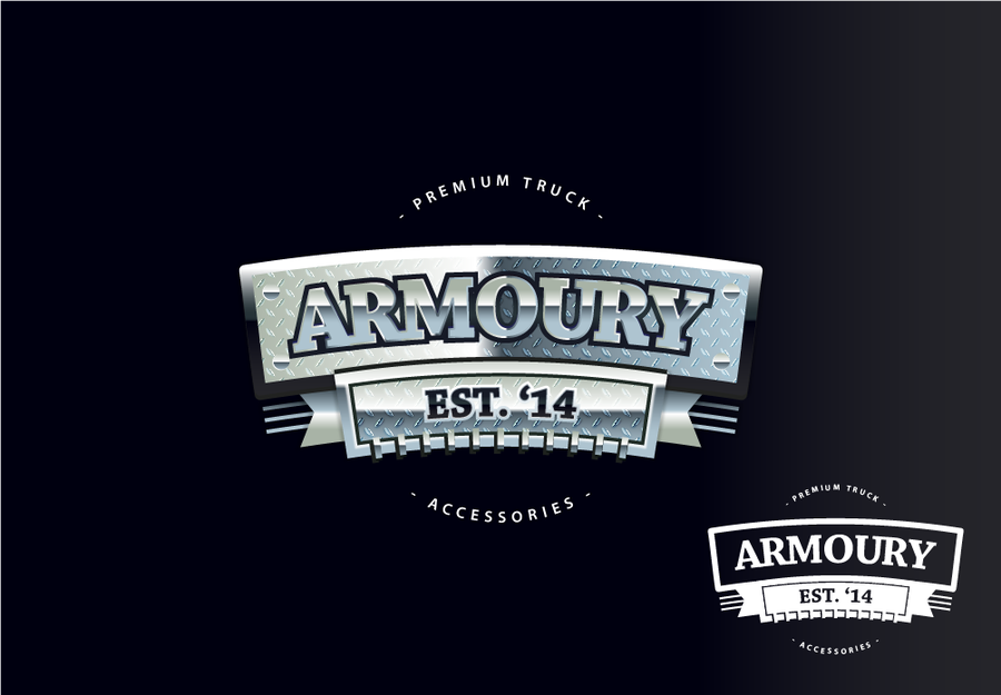 Logo for Armoury, a premium truck parts Supplier | Logo design contest