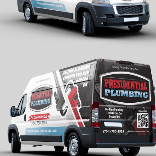Designs | We Need an Interchangeable Trade Van Wrap With a Consistent ...