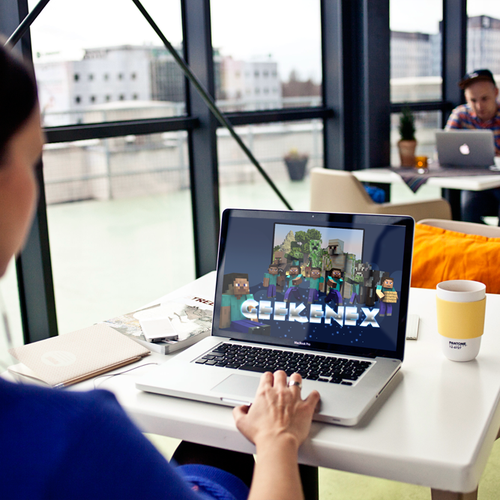 Minecraft Theme Youtube Channel Banner Art | Social media page contest