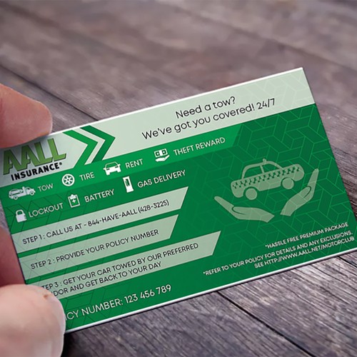 Roadside Membership ID Card | Postcard, flyer or print contest