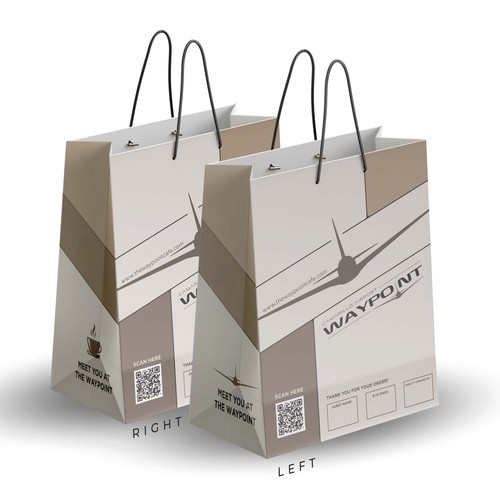 Designs | Design a To go Bag for a Busy Modern Aviation Restaurant ...