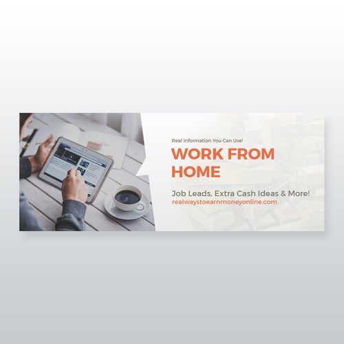 Create a Facebook Cover For a Work From Home Website | Facebook cover ...