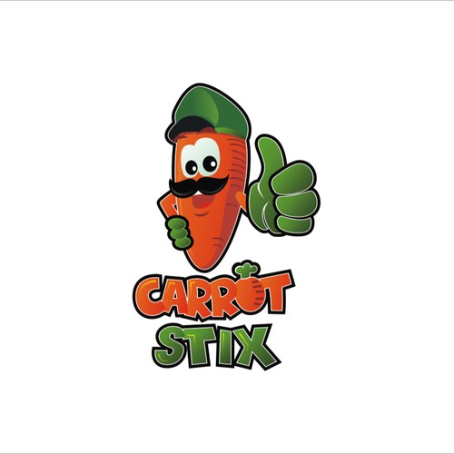 logo for Carrot Stix | Logo design contest