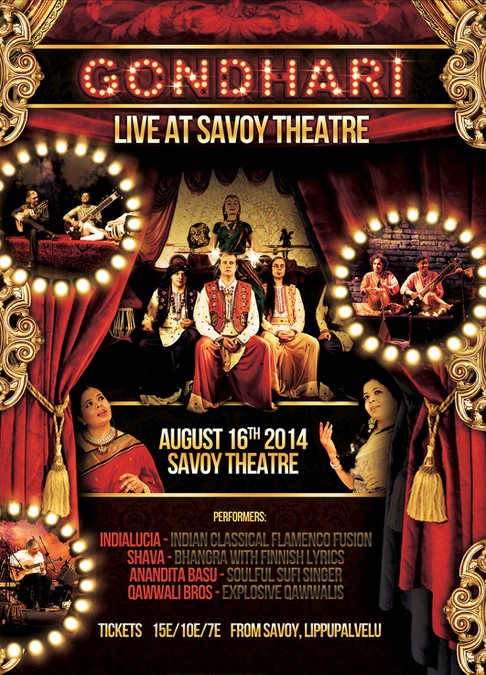 Create a vibrant poster for an Indian music concert! | Postcard, flyer ...