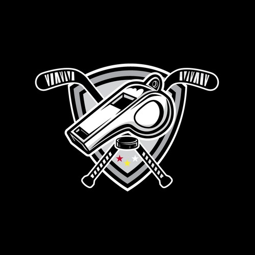 Designs | Hockey Referees Logo with whistle and hockeystick | Logo ...